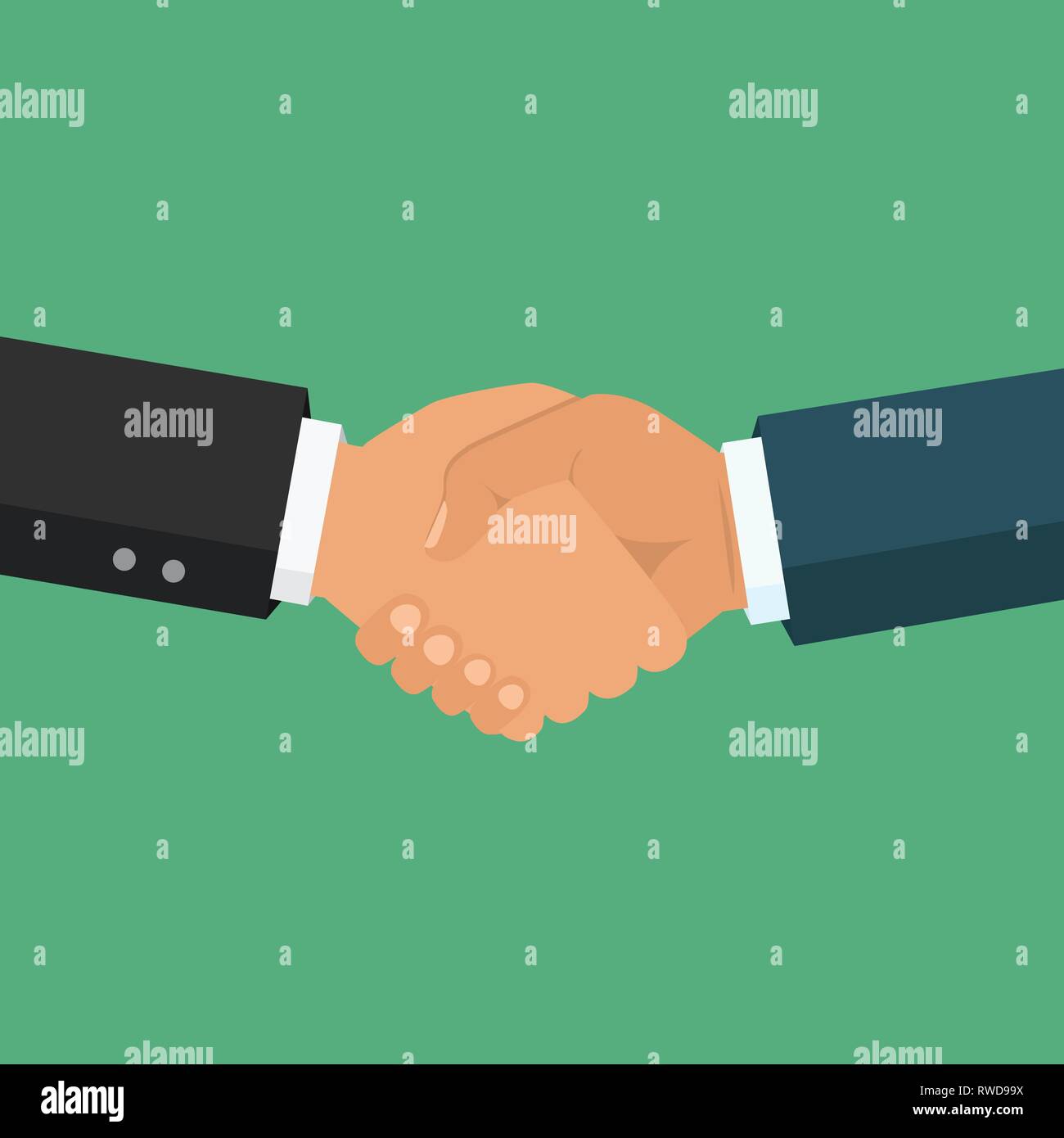 Handshake, business partnership. Symbol of success deal, happy business ...