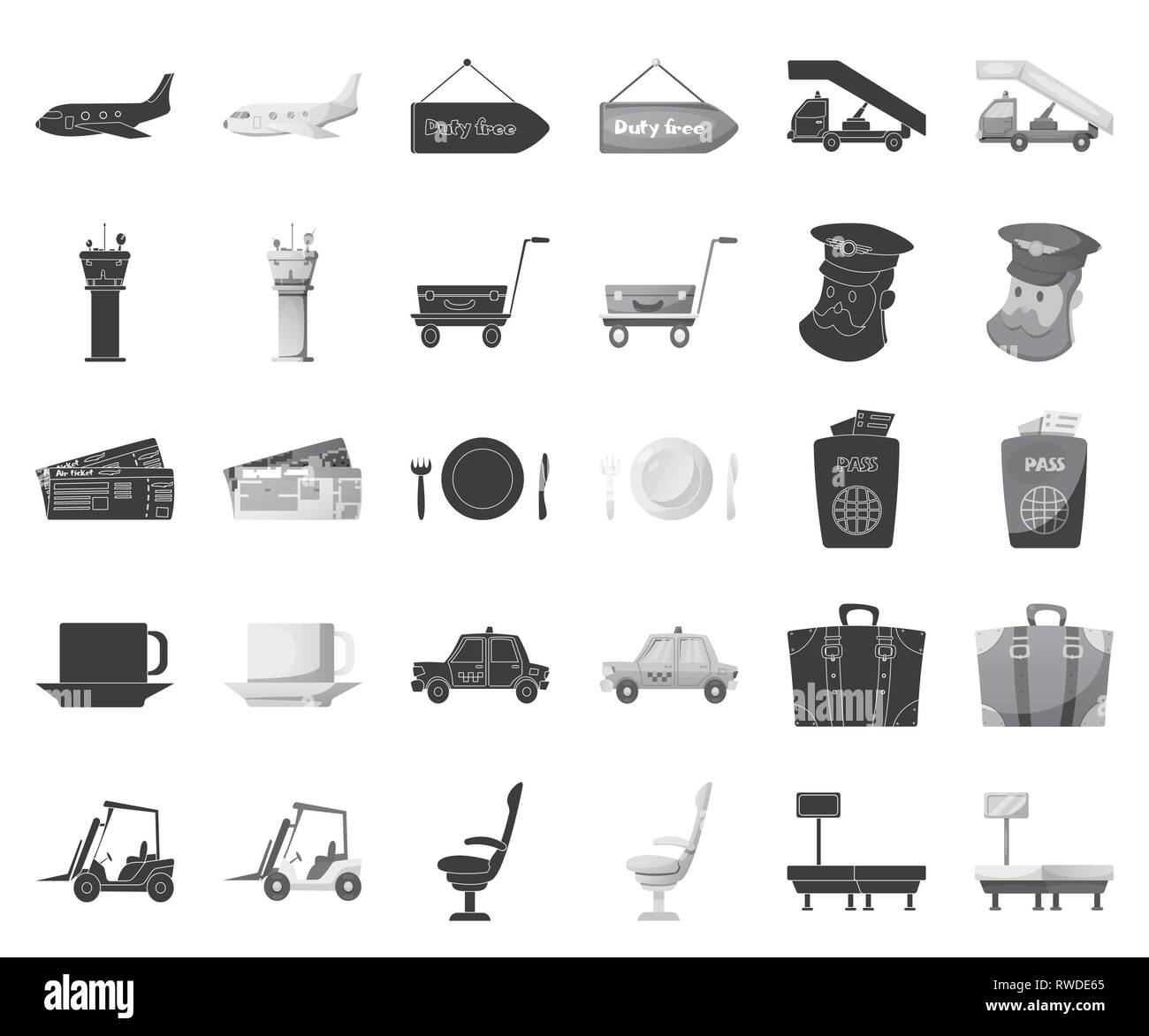 Conveyor ramp Stock Vector Images - Alamy