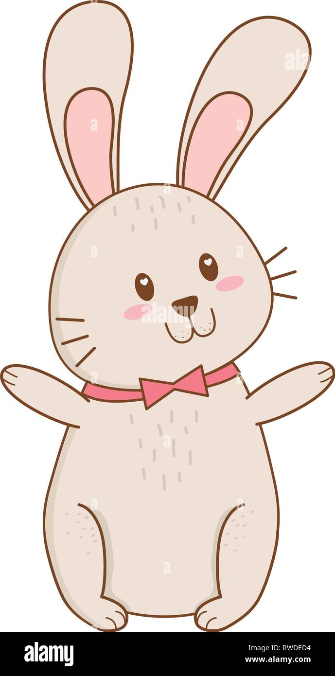 little rabbit easter character Stock Vector Image & Art - Alamy
