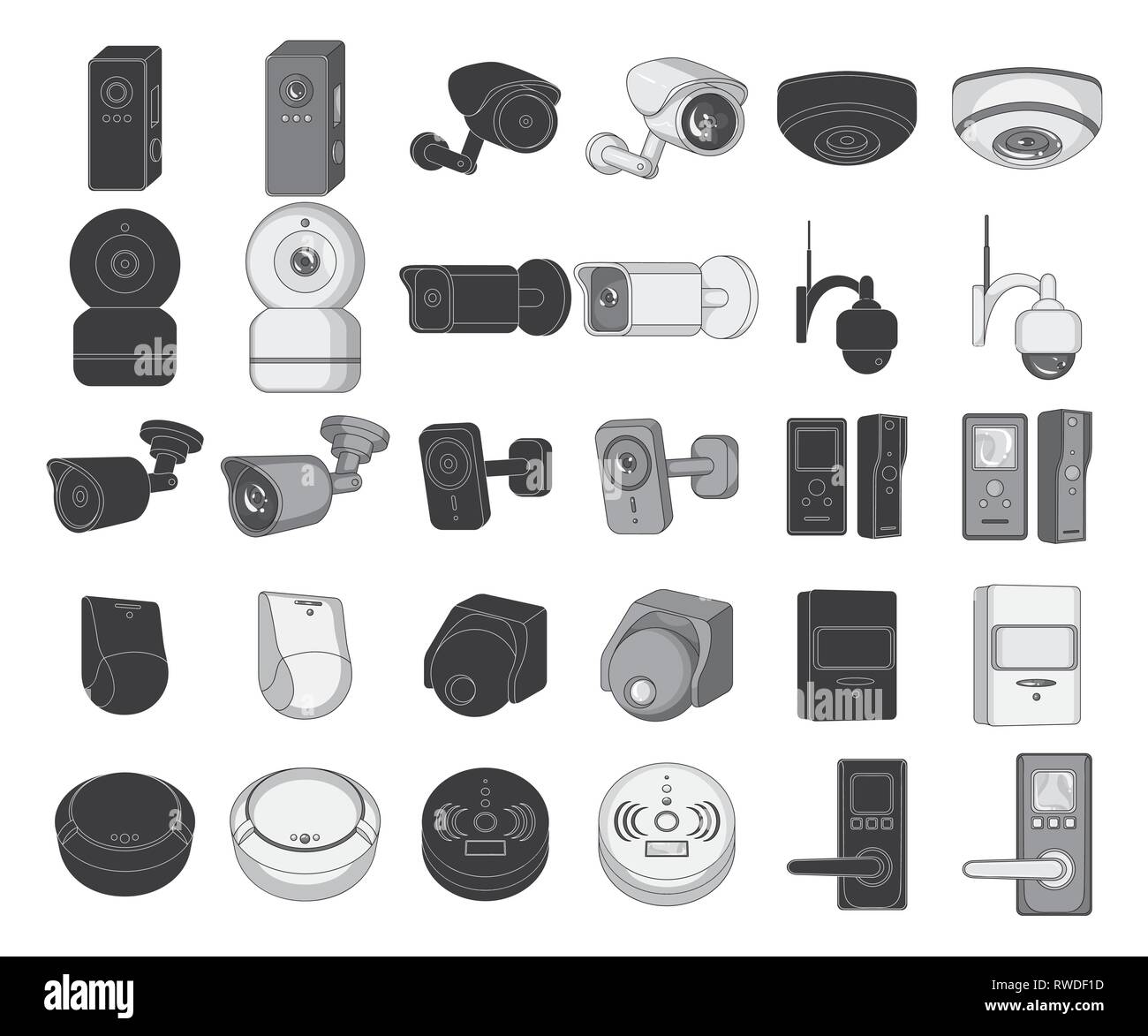 Security System Cad Symbols 85 Cad Building Drawing High Res