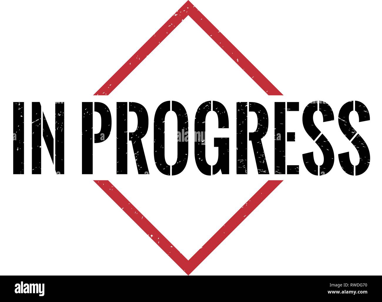 In progress stamp hi-res stock photography and images - Alamy