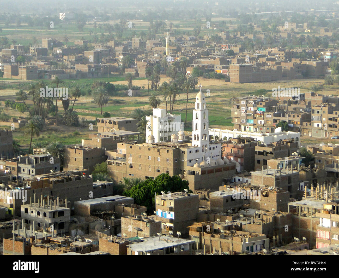 Luxor, Egypt, a view from the sky Stock Photo - Alamy