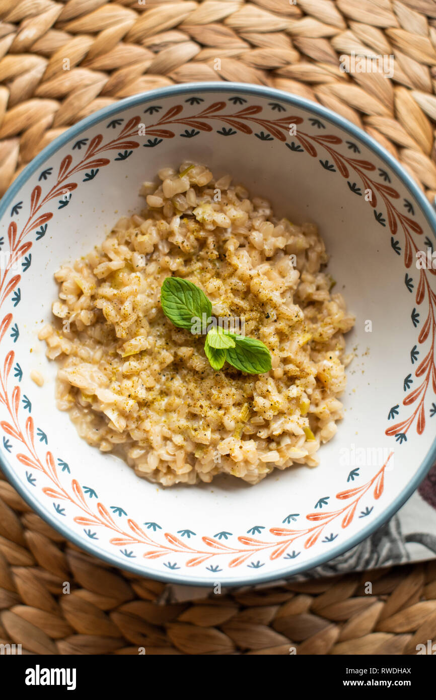 Barley Risotto AKA Orzotto Stock Photo - Alamy