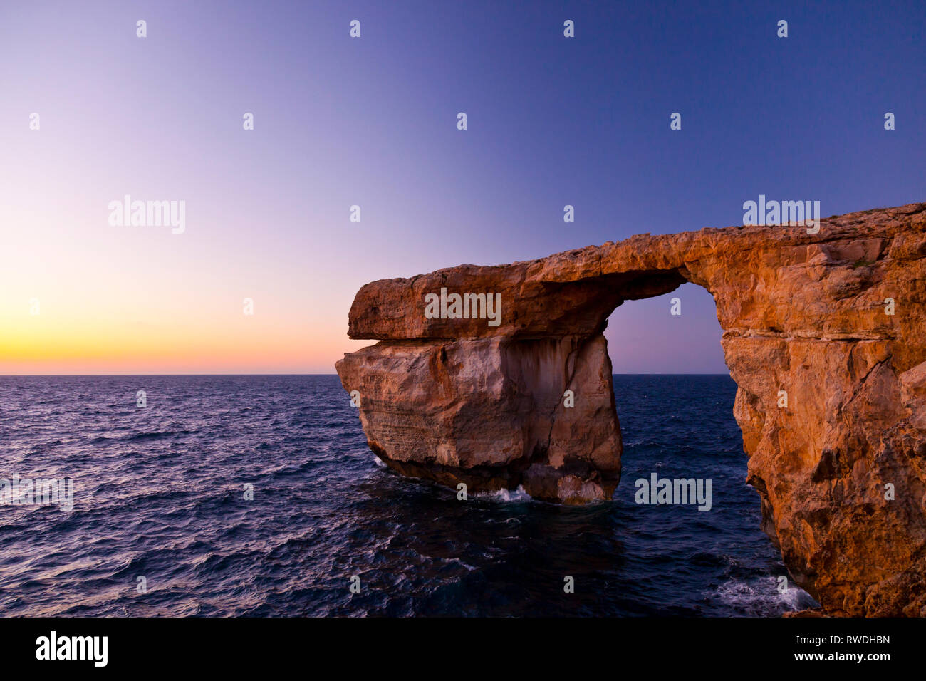 The Azure Window, Dwejra, Gozo Island, Malta, Europe Stock Photo - Alamy