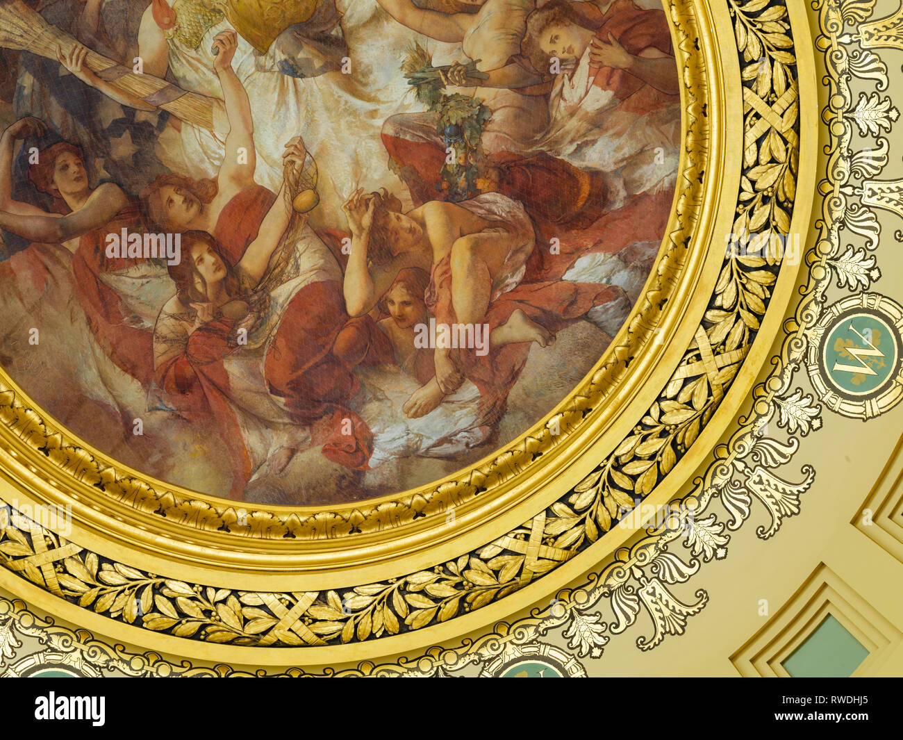 Interior view of the Wisconsin State Capitol Building, Madison ...