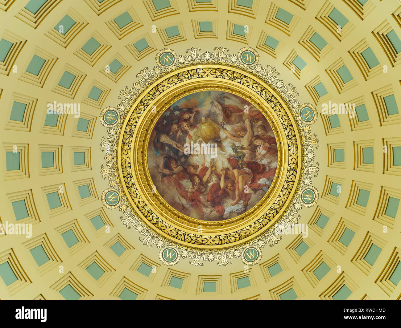Interior view of the Wisconsin State Capitol Building, Madison ...