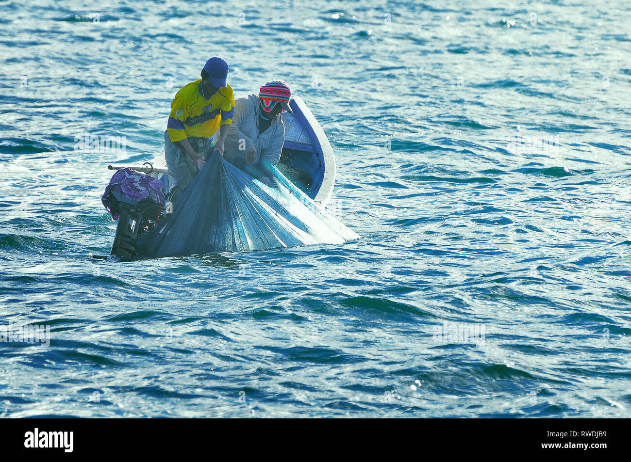 Fisherman lake titicaca peru hi-res stock photography and images - Alamy