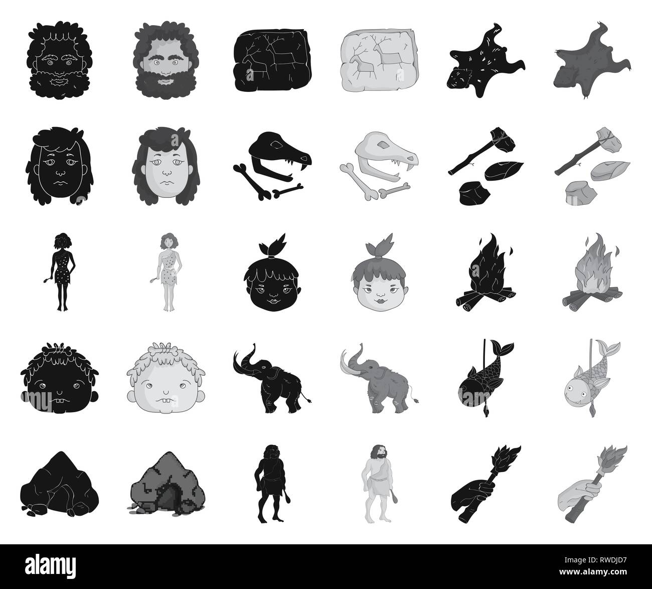 age,ancient,antiquity,art,bearskin,beginning,black,monochrome,bones ...