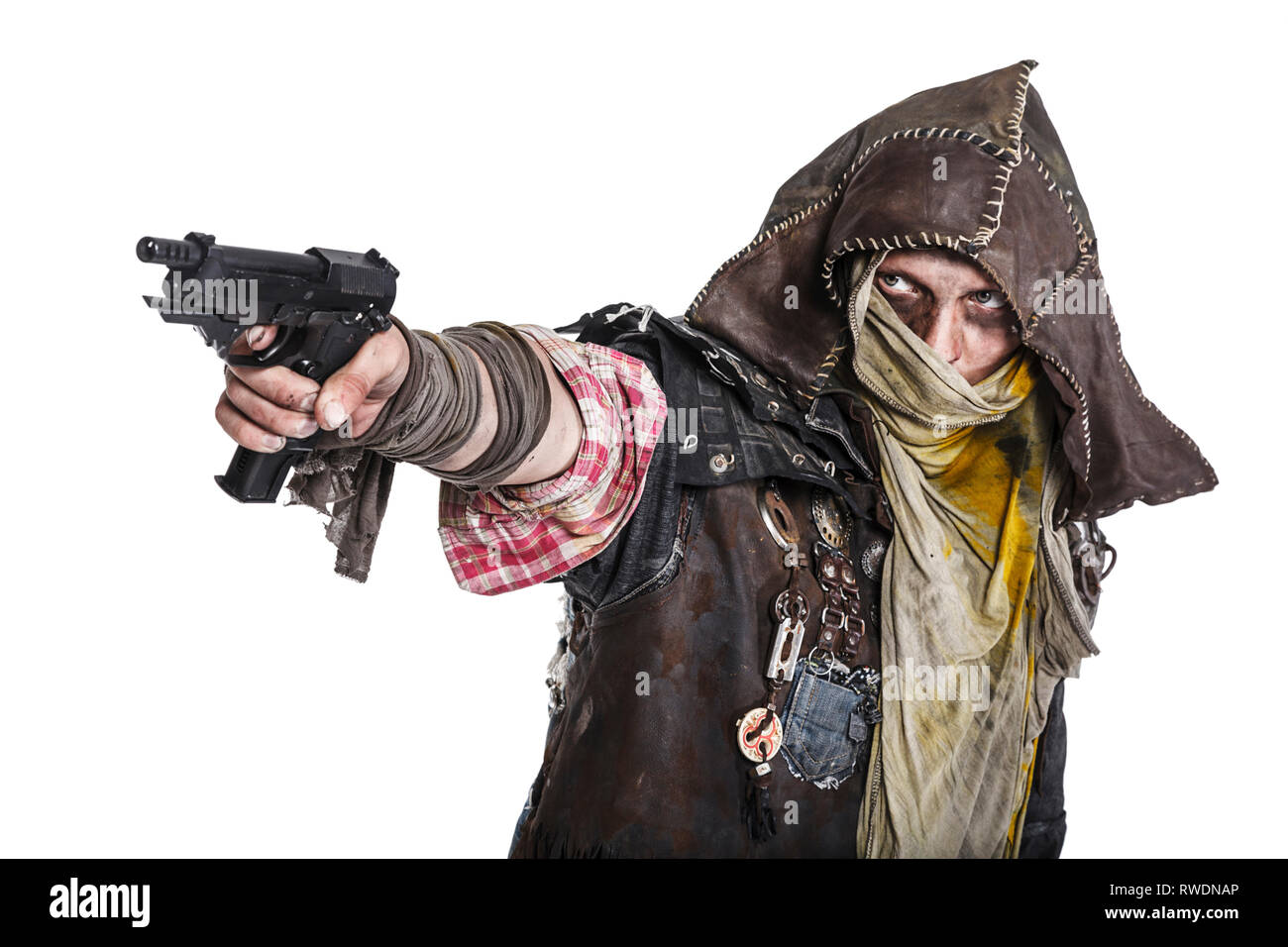 Man holding futuristic gun hi-res stock photography and images - Alamy