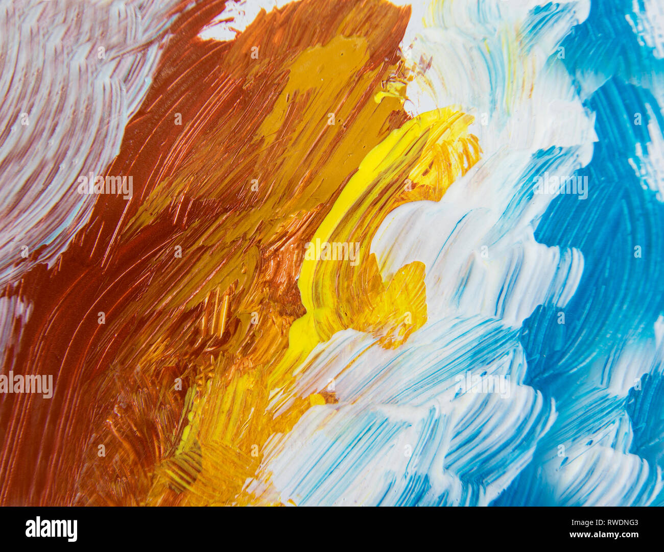 Acrylic grunge paint made by photographer Stock Photo - Alamy