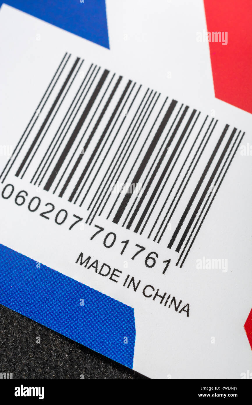 Chinese made union jack hi-res stock photography and images - Alamy
