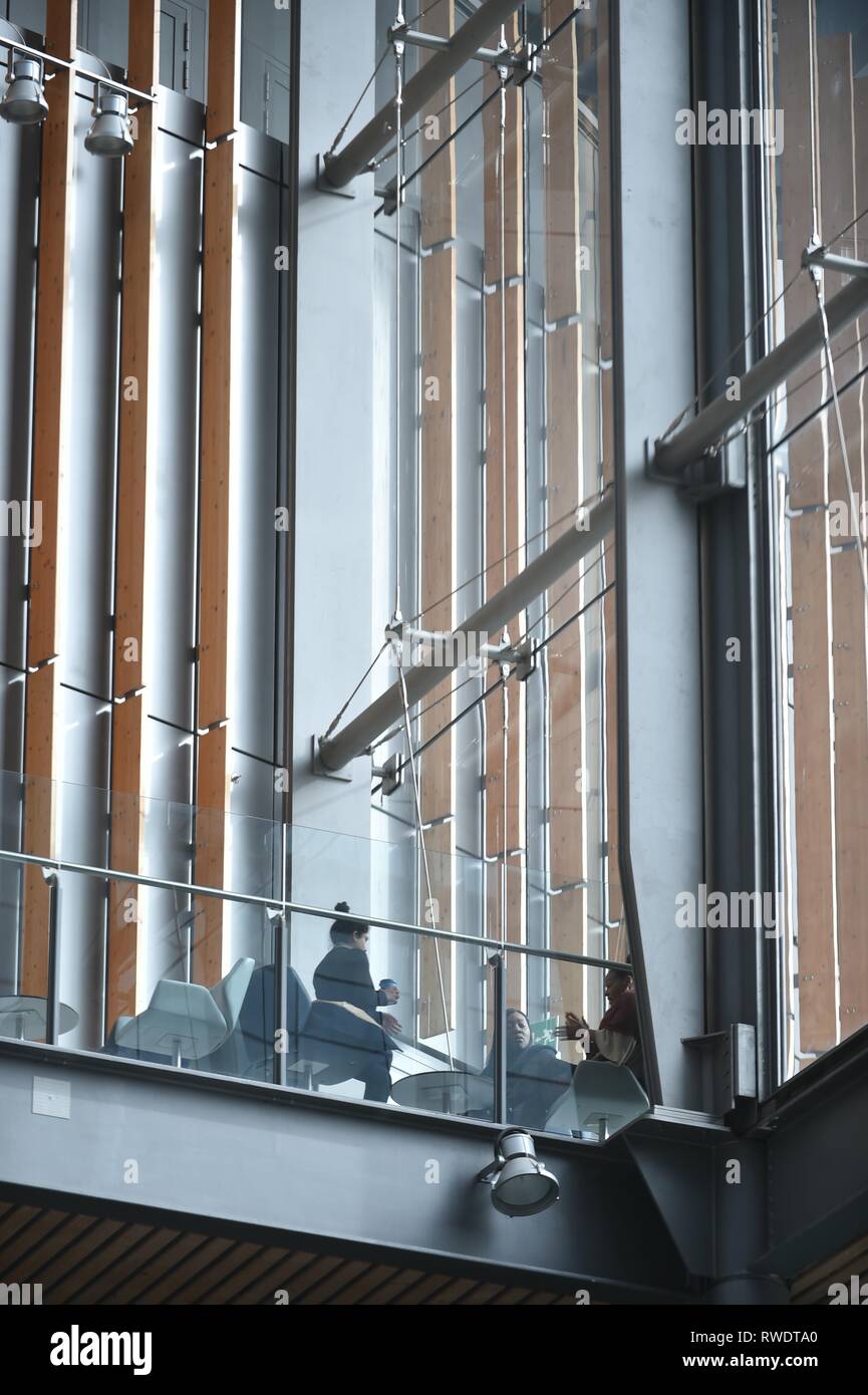 Close up office buildings in London Stock Photo - Alamy