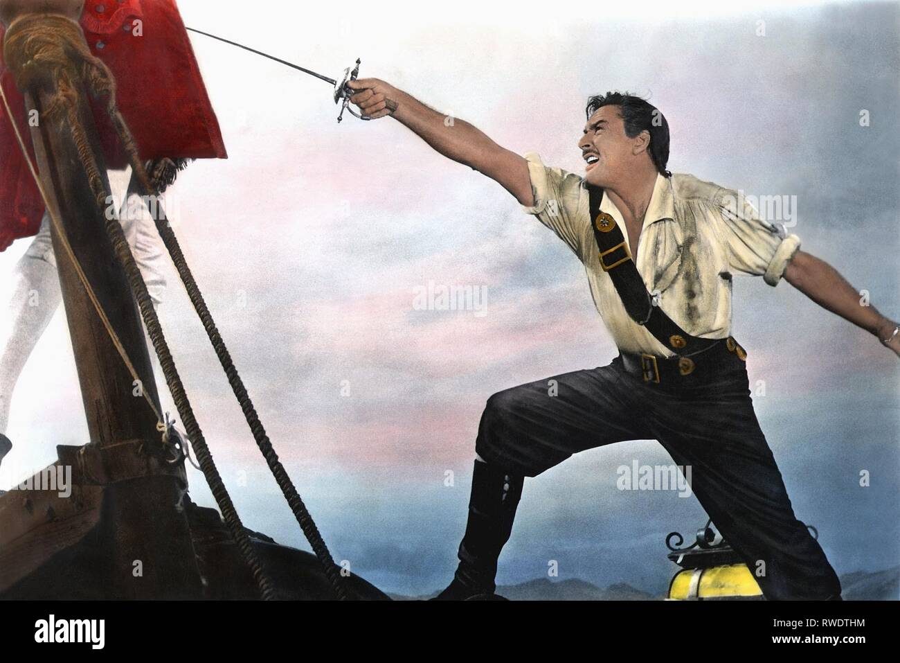 ERROL FLYNN, THE MASTER OF BALLANTRAE, 1953 Stock Photo - Alamy