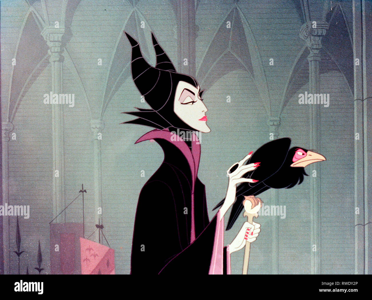 EVIL WITCH MALEFICENT, SLEEPING BEAUTY, 1959 Stock Photo - Alamy