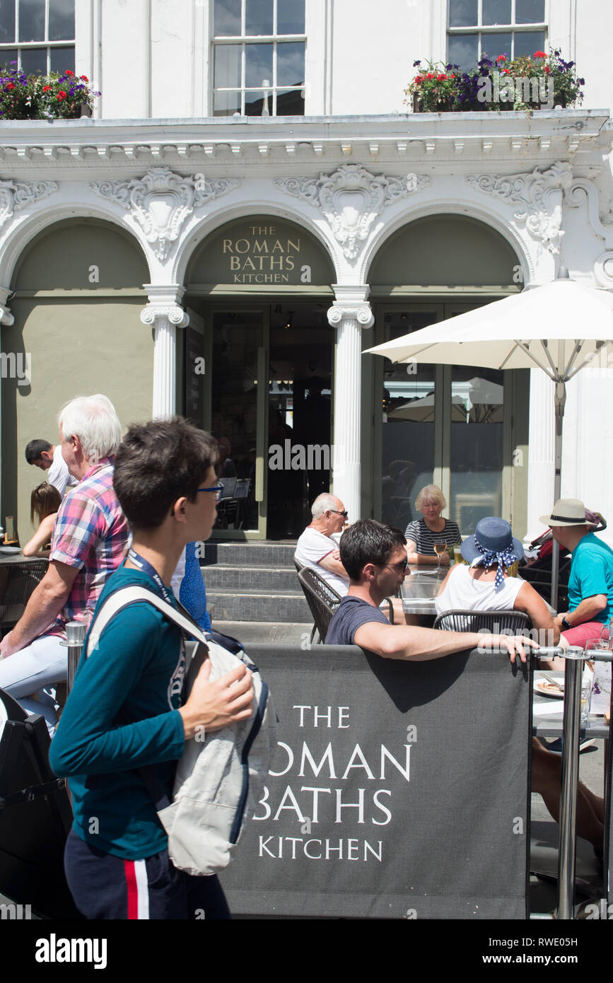 Busy Streets of Bath, England Stock Photo - Alamy