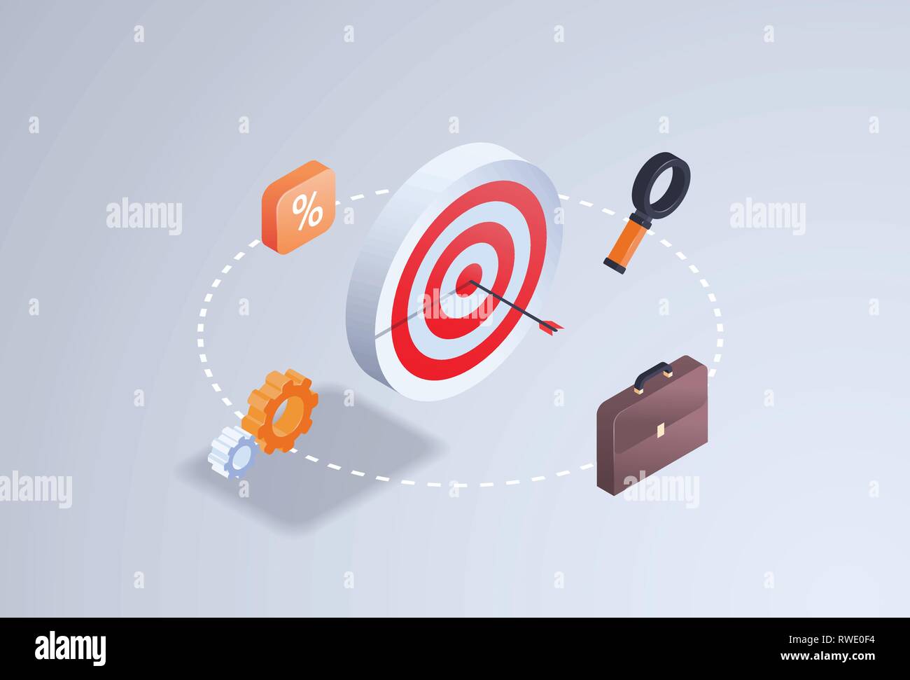 Tool center horizontal Stock Vector Images - Alamy