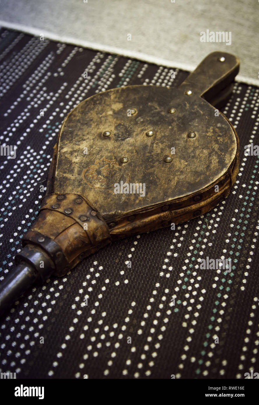 Antique fireplace bellows hi-res stock photography and images - Alamy