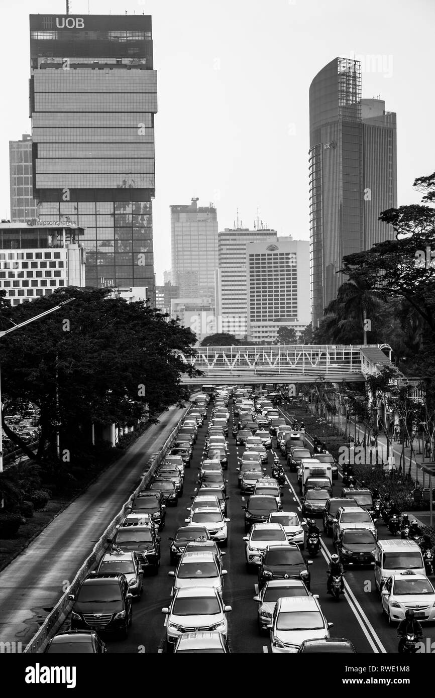 Traffic jam jakarta Black and White Stock Photos & Images - Alamy Traffic jam jakarta Black and White Stock Photos & Images - Alamy