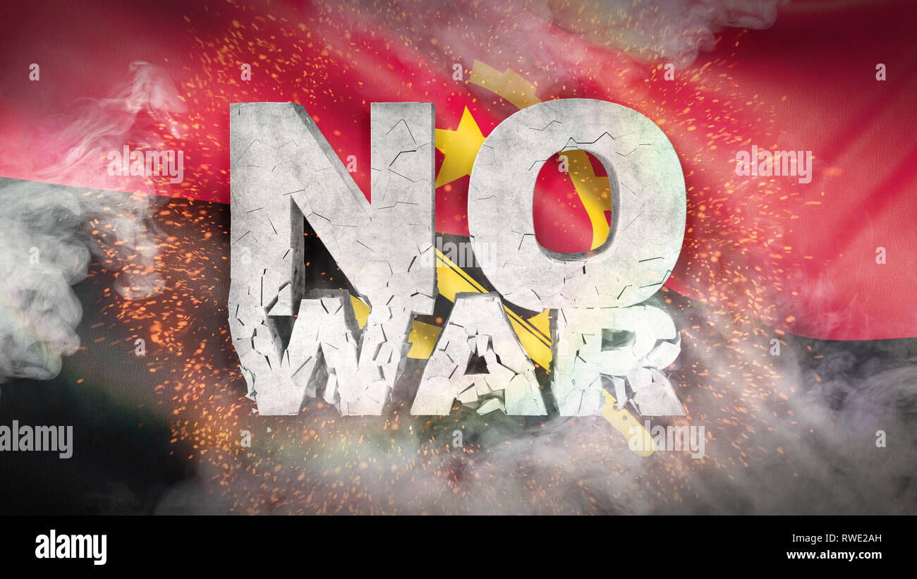 Background with flag of Angola Stock Photo - Alamy