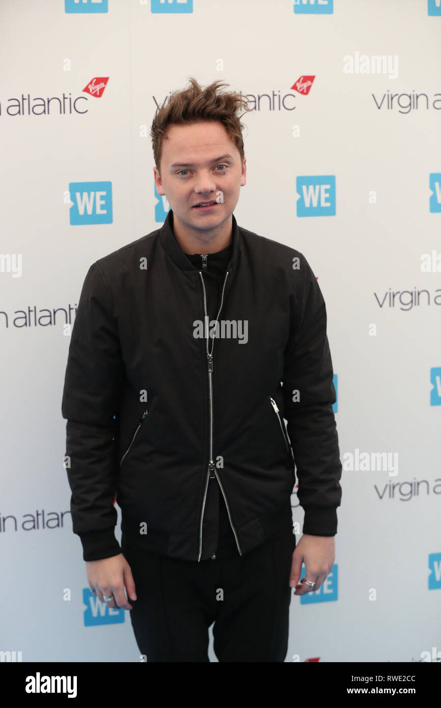 Connor Maynard arrives at WE Day UK at the SSE Arena in Wembley, London ...