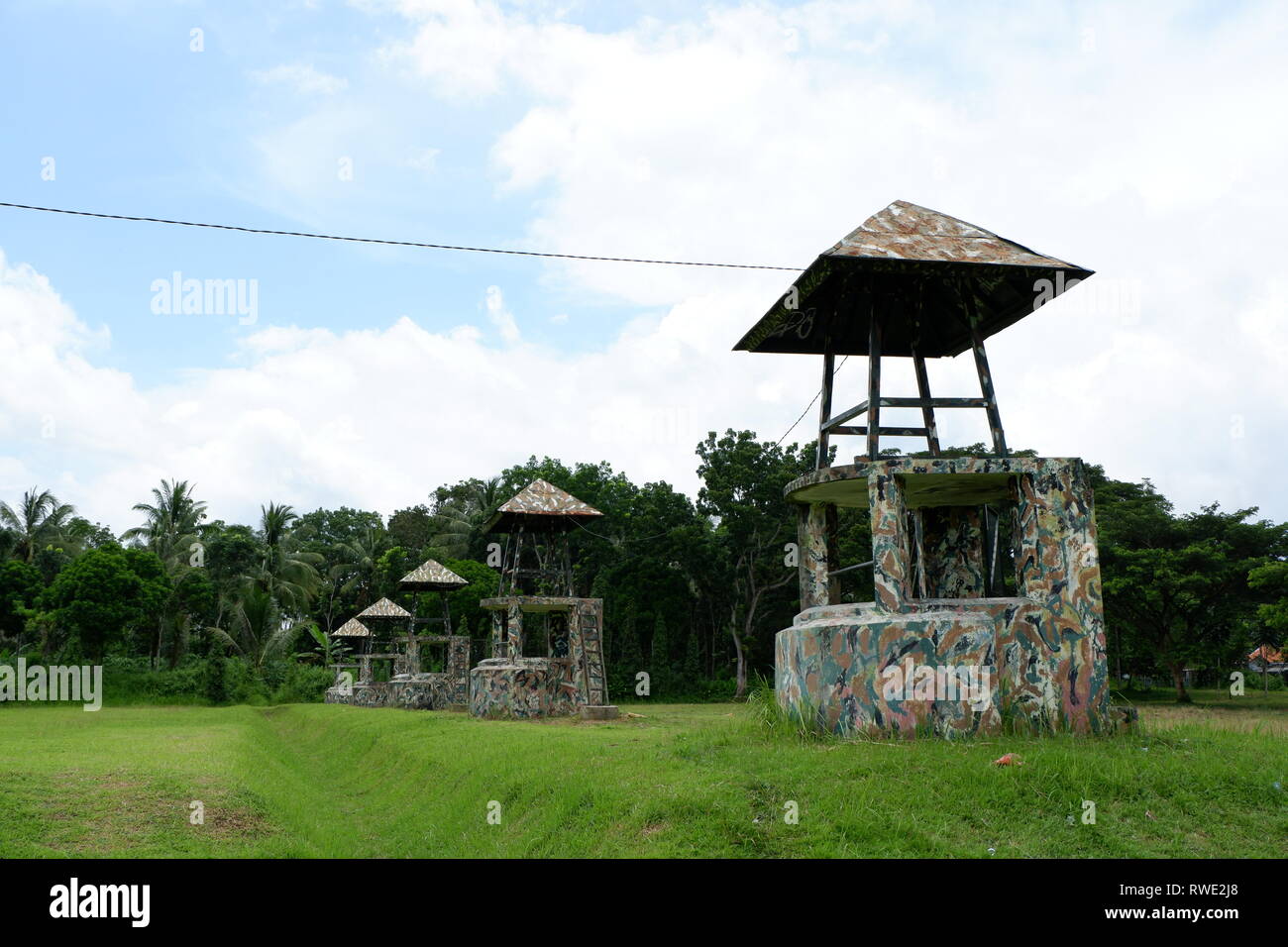 building for shooting and hunting practice sites Stock Photo - Alamy
