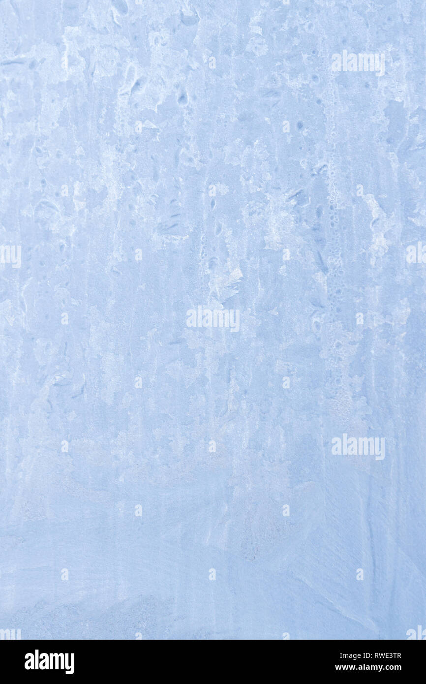 Frosty patterns on a frozen ice box in the early morning Stock Photo ...