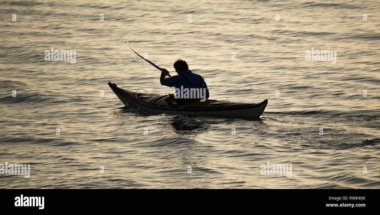 Kayaking kayak male man hi-res stock photography and images - Alamy