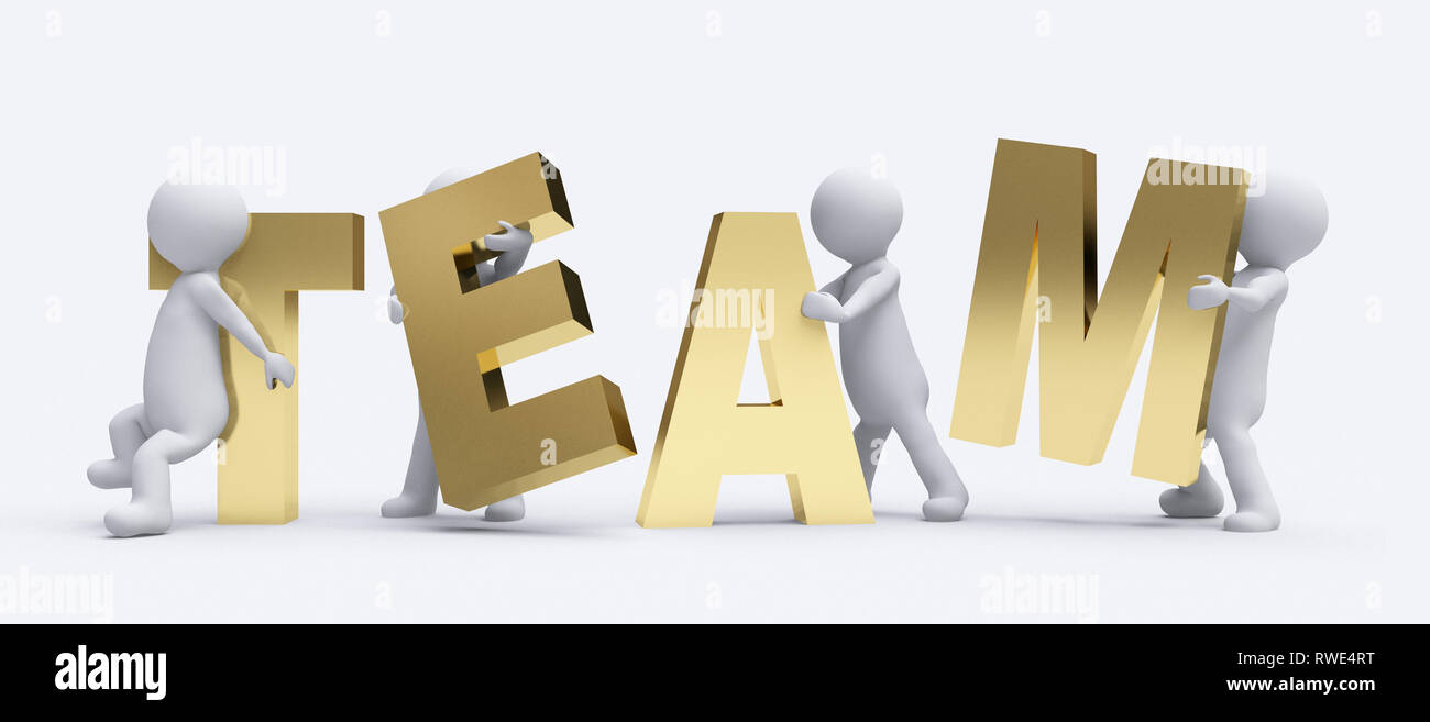 teamwork conceptual business illustration d small people isolated white ... teamwork conceptual business illustration d small people isolated white ...