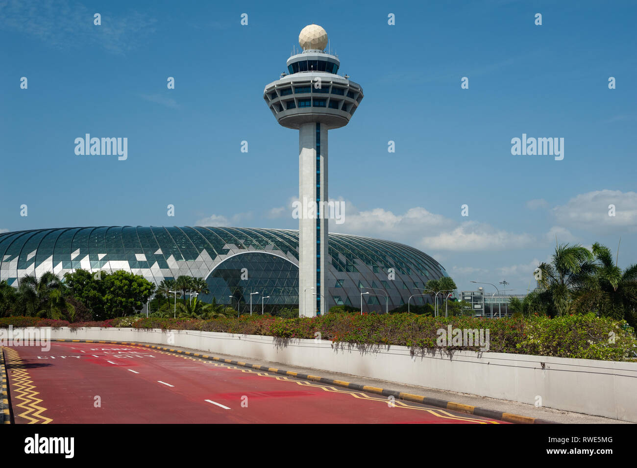 01.03.2019, Singapore, Republic of Singapore, Asia - Air traffic ...