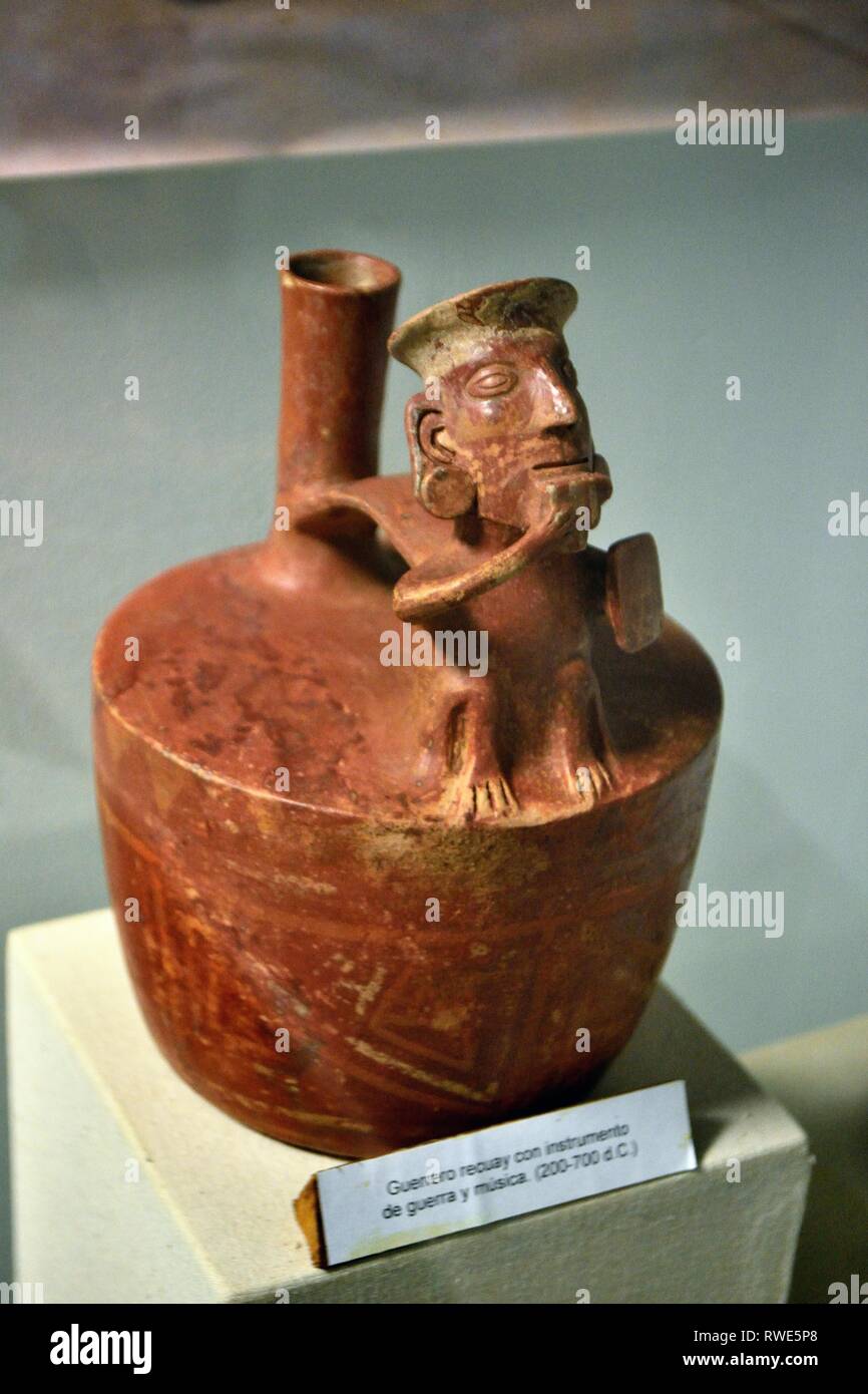 Warrior - Recuay culture - Sanctuary Ntra Sra Asuncion Museum in CHACAS ...