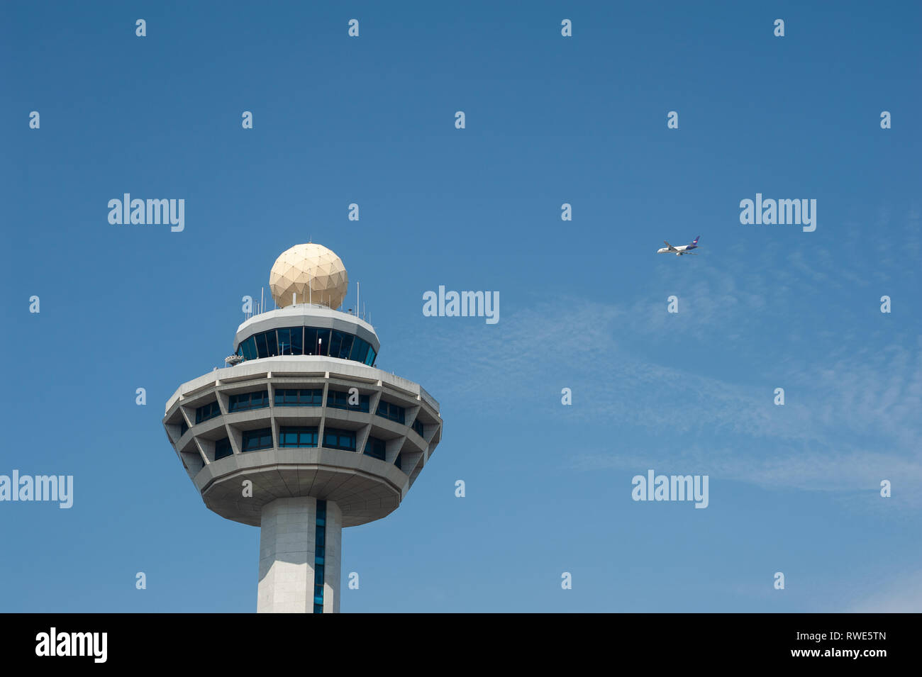 Changi control tower hi-res stock photography and images - Alamy
