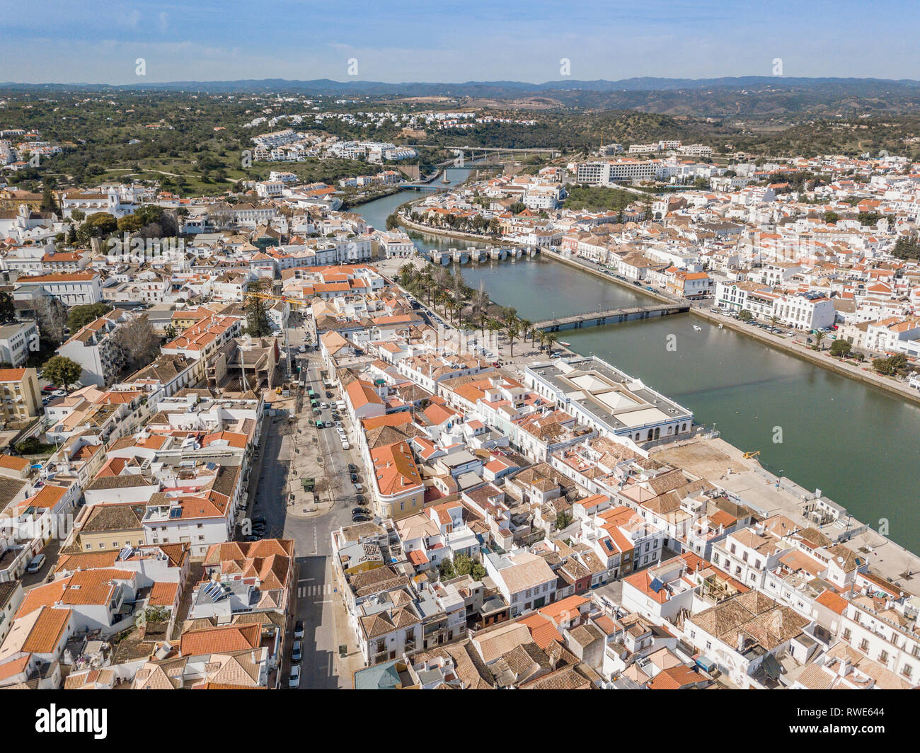 Tavira portugal bridge hi-res stock photography and images - Alamy
