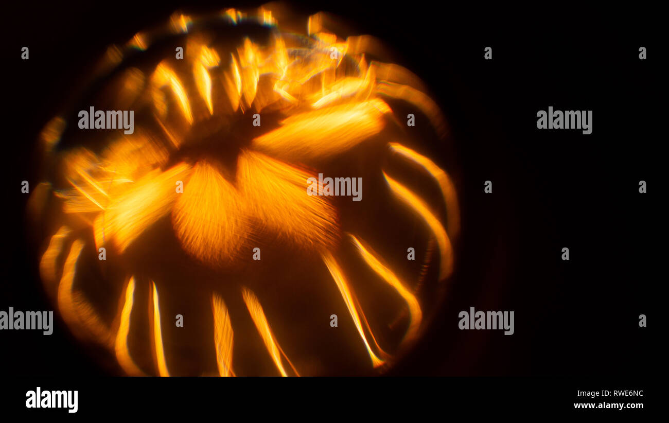 Abstract image of an Edison Bulb and Bell Lamp Stock Photo - Alamy