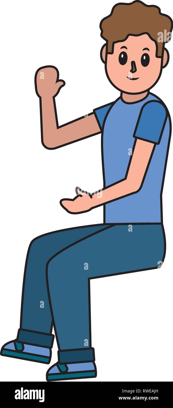 young man cartoon Stock Vector Image & Art - Alamy