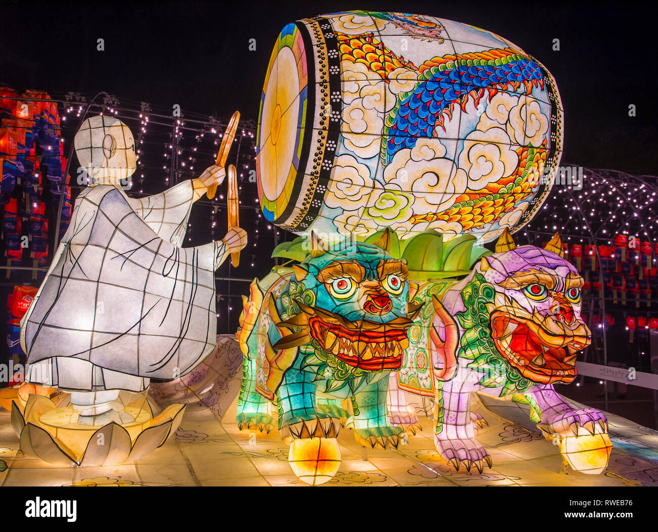 Jinju lantern festival hi-res stock photography and images - Alamy