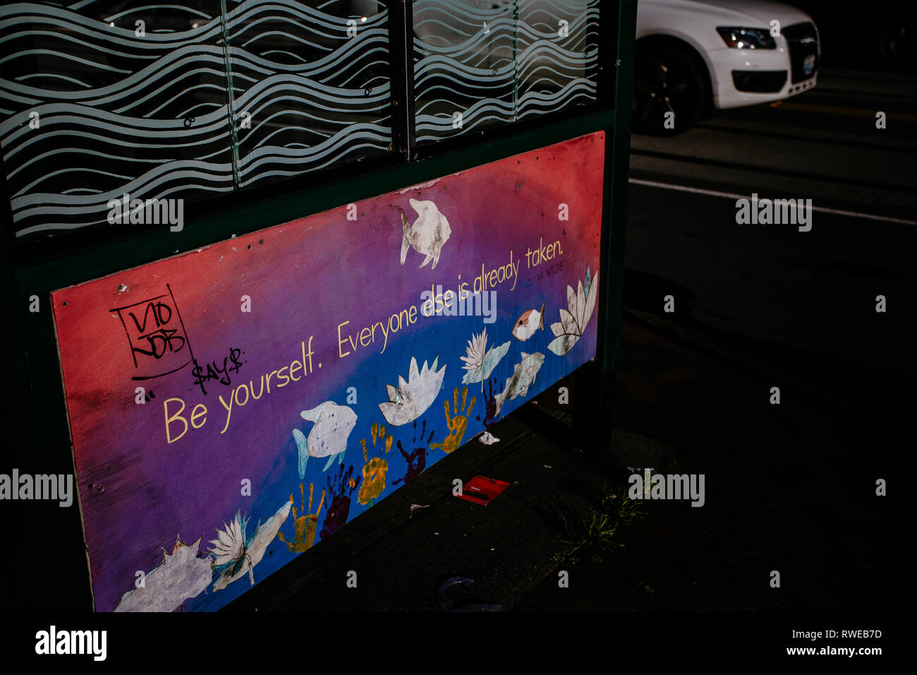 Seattle road signs hi-res stock photography and images - Alamy