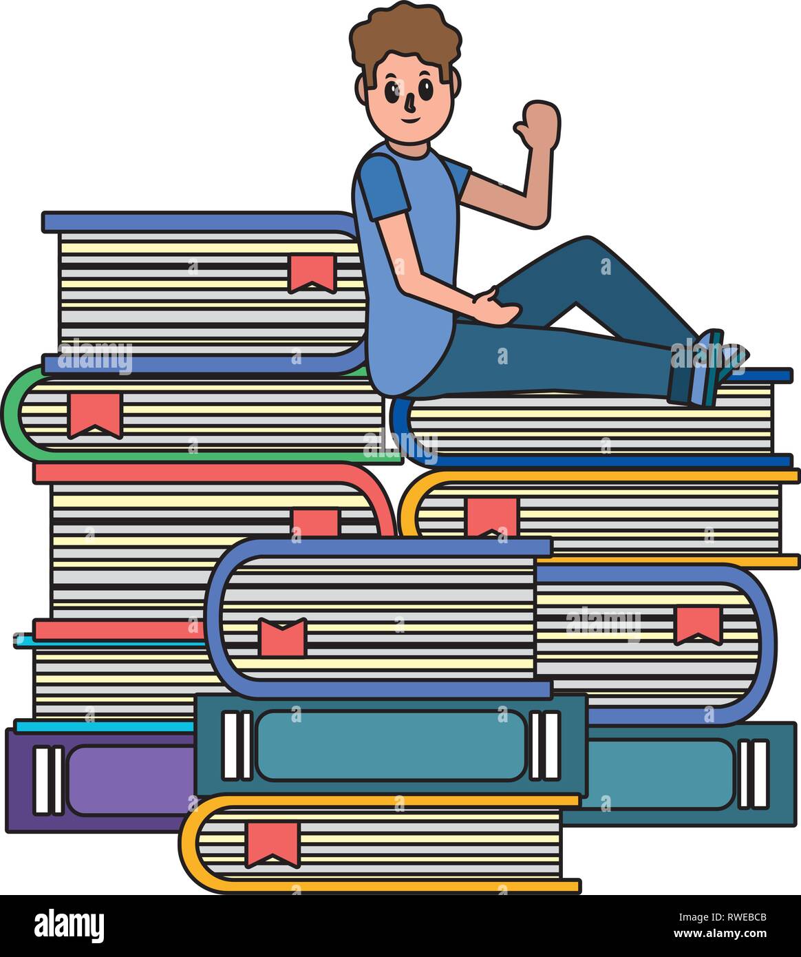 education man cartoon Stock Vector Image & Art - Alamy