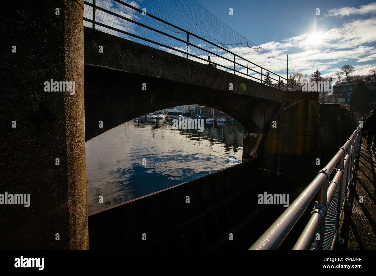 Ballard Locks Seattle Stock Photo - Alamy
