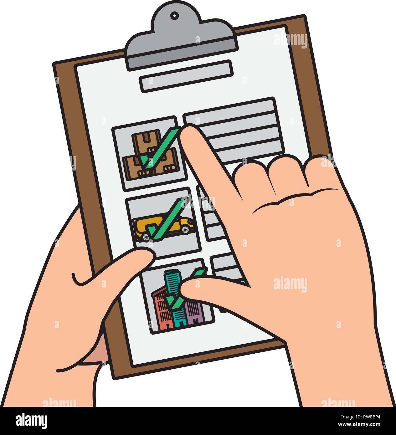 delivery service cartoon Stock Vector Image & Art - Alamy