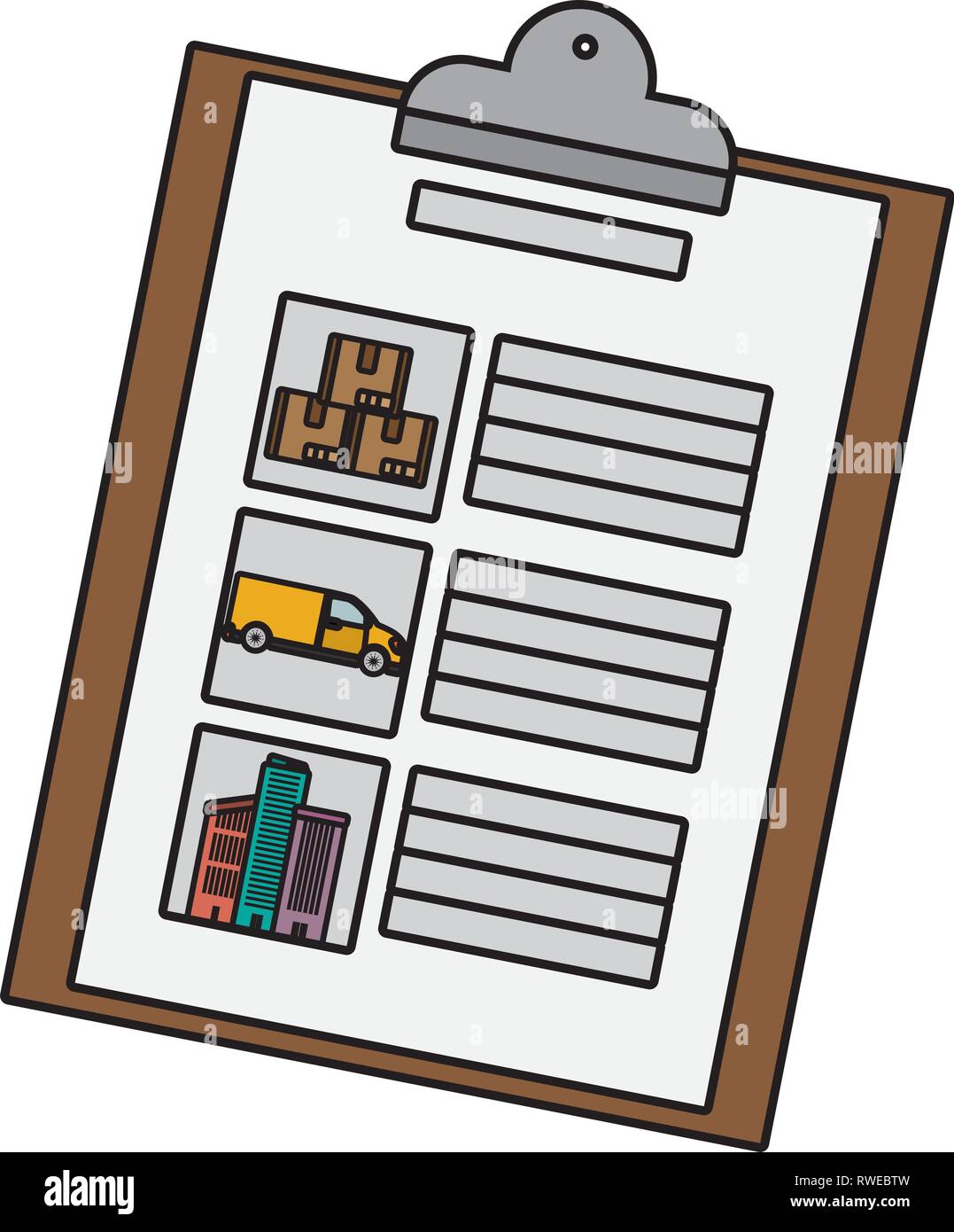 delivery service cartoon Stock Vector Image & Art - Alamy