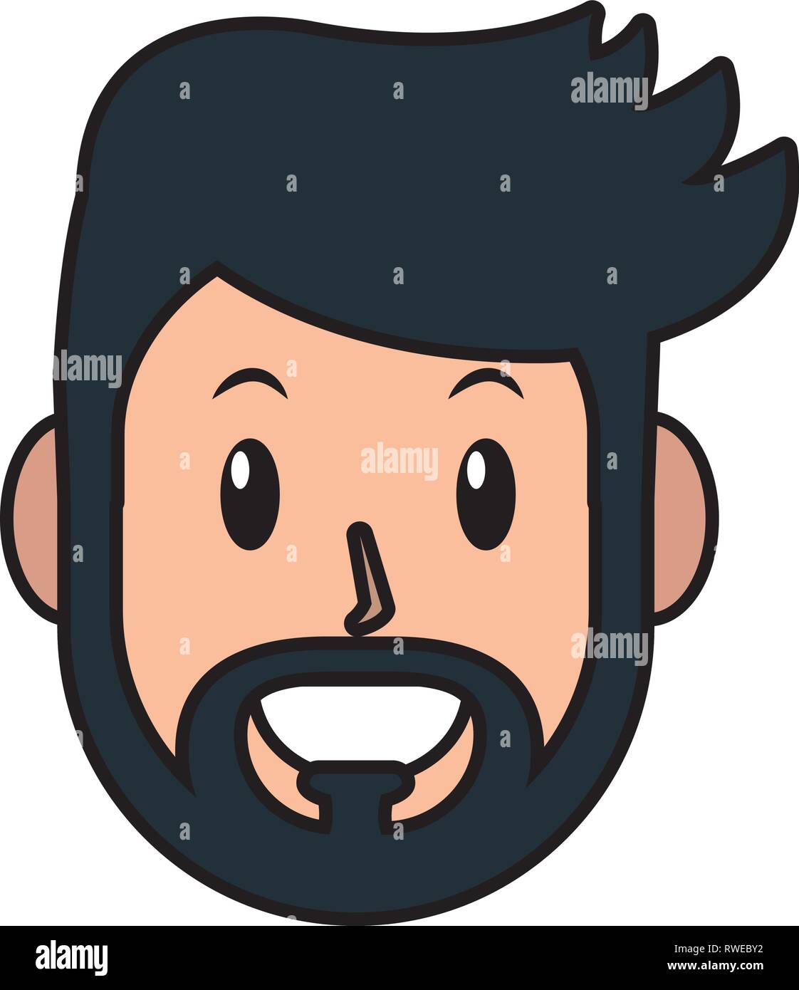man face cartoon Stock Vector Image & Art - Alamy