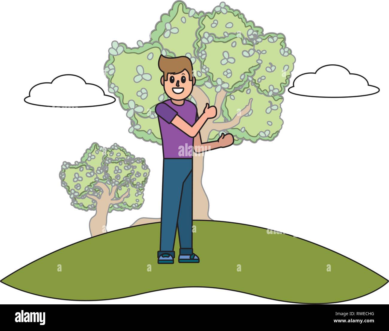 man body cartoon Stock Vector Image & Art - Alamy