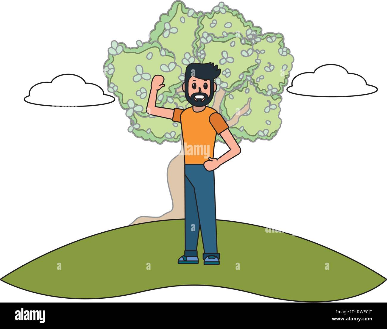 man body cartoon Stock Vector Image & Art - Alamy