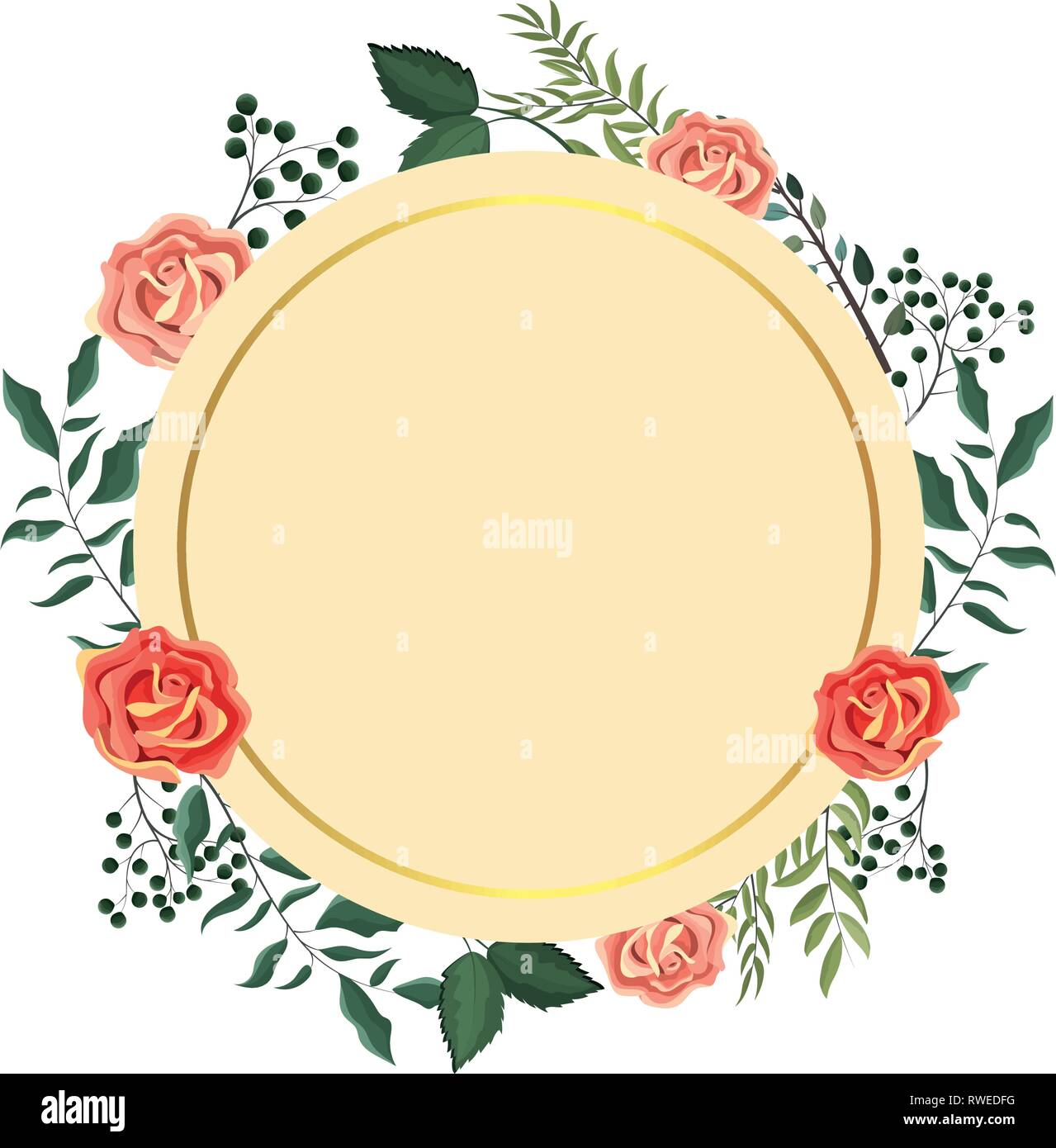 Spring floral frame Stock Vector Image & Art - Alamy