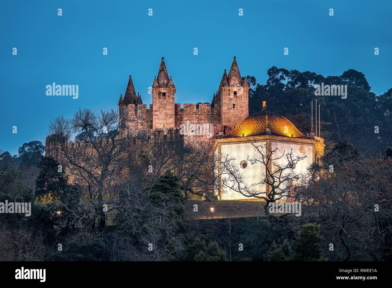 Castelo de Santa Maria da Feira, Portugal Stock Photo - Alamy