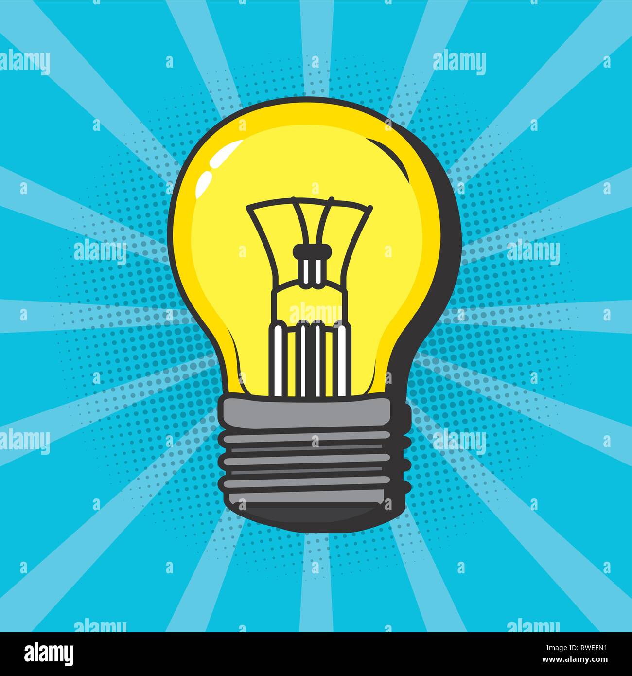 Light bulb pop Stock Vector Images - Alamy