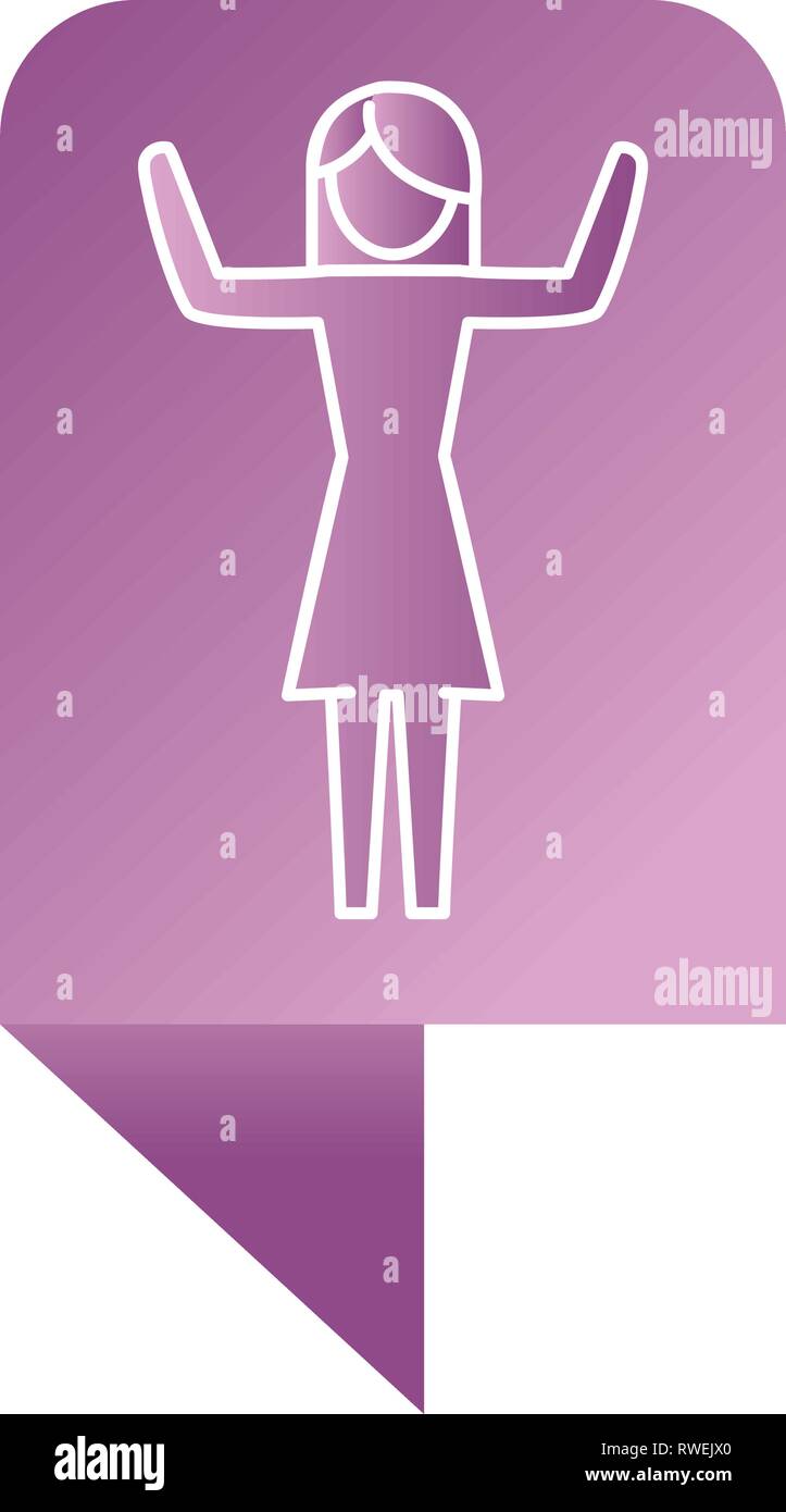 woman pictogram cartoon Stock Vector Image & Art - Alamy