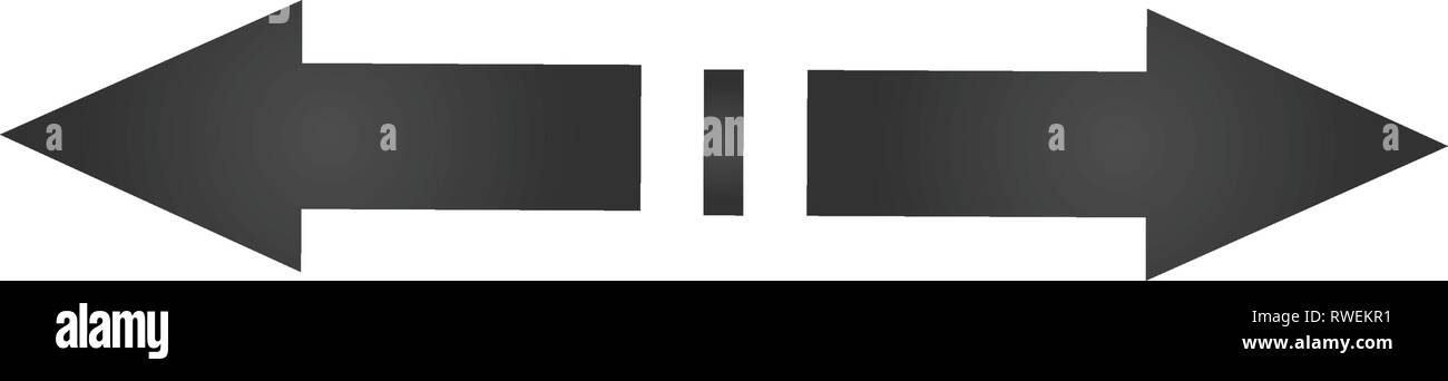 Directional two opposite directions hi-res stock photography and images ...