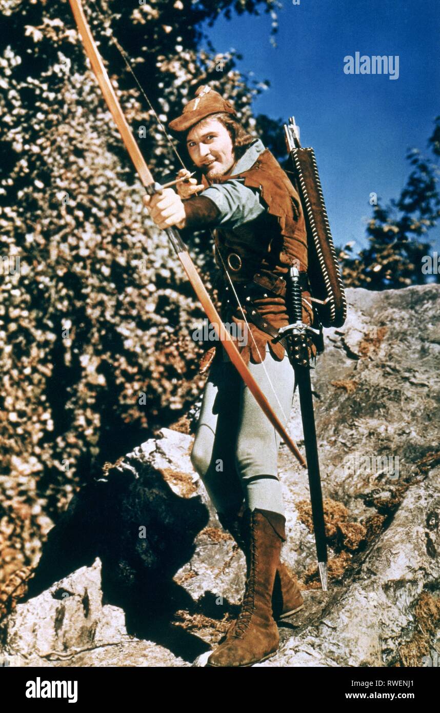 ERROL FLYNN, THE ADVENTURES OF ROBIN HOOD, 1938 Stock Photo - Alamy