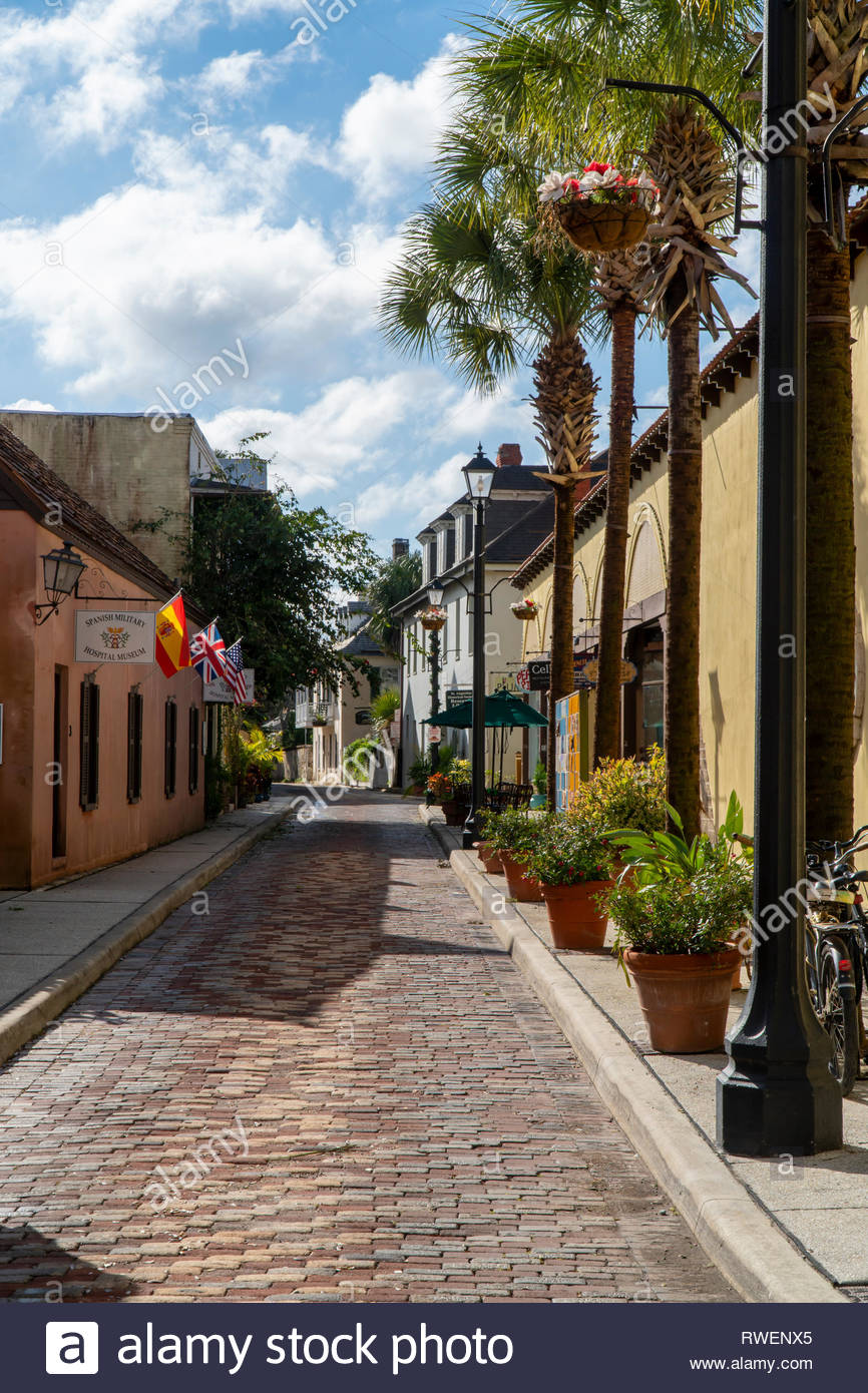 Aviles Street St Augustine High Resolution Stock Photography and Images ...